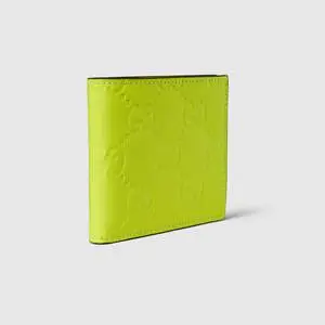 Gucci Gg Rubber Effect Double Fold Wallet