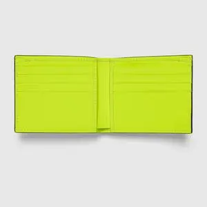 Gucci Gg Rubber Effect Double Fold Wallet