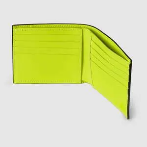 Gucci Gg Rubber Effect Double Fold Wallet