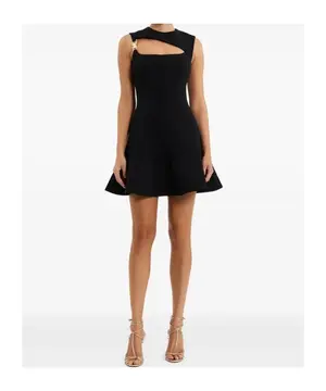 Rebecca Vallance Freyja Mini Dress With Art Deco Trim