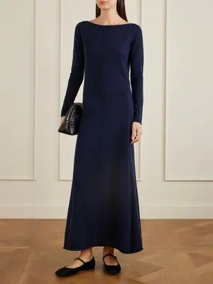 THE ELDER STATESMAN Cashmere Long Dress