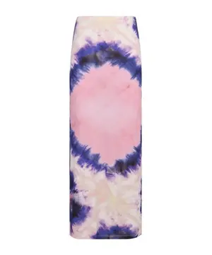 Rabanne Tie-dye Maxi Skirt - Multi-color