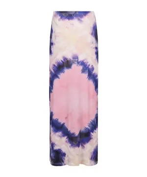 Rabanne Tie-dye Maxi Skirt
