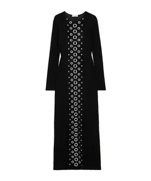 Rabanne Semi-sheer Eyelet Maxi Dress