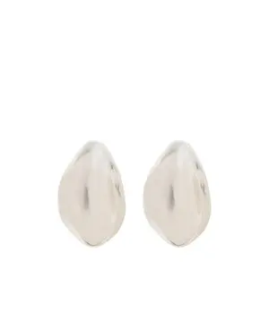 Cult Gaia Logo Earrings - White