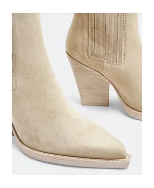 Paris Texas Logo Thick Heel Short Boots