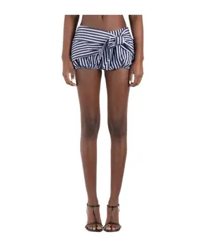Rabanne Striped Shorts - Blue White