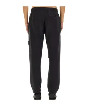 Stone Island Logo Patch Fleece Jogger Pants