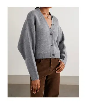 Le Kasha Long-sleeved Cardigan With Button Closure