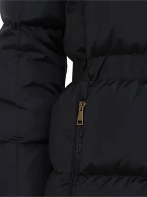 Moncler Agneux Hooded Short Down Jacket - Black
