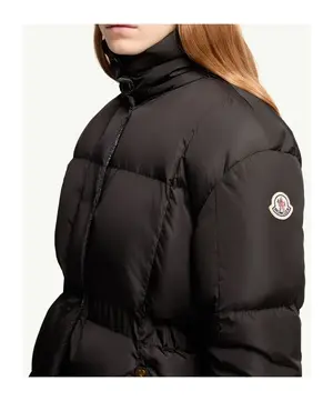 Moncler Agneux Hooded Short Down Jacket - Black