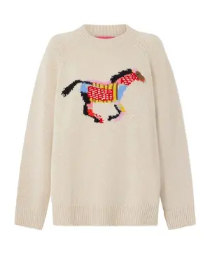 THE ELDER STATESMAN Glacier Horse Sweater