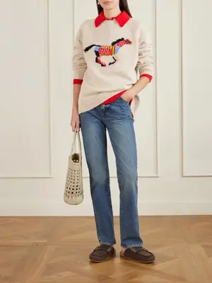 THE ELDER STATESMAN Glacier Horse Sweater