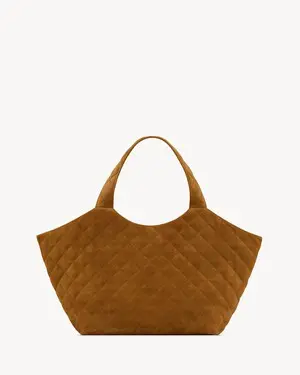 Saint Laurent Icare Medium Quilted Suede