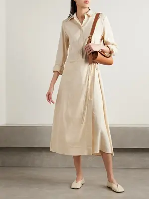 Proenza Schouler Midi Wrap Shirt Dress