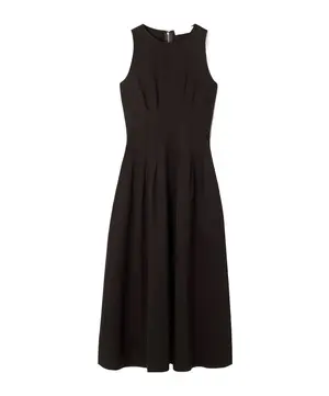 Proenza Schouler Bronwyn Pleated Dress - Dark Brown