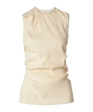 Proenza Schouler Anoushka Pleated Vest - Beige