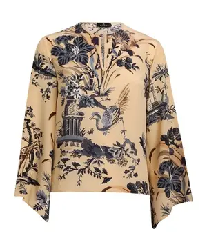 Etro Printed Top - Beige