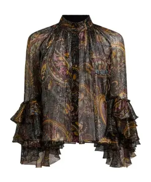 Etro Asymmetrical Blouses