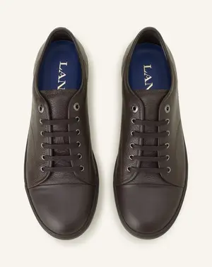 LANVIN Textured Low-top Sneakers