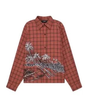 Amiri Palms Flannel Shirt