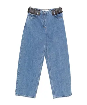 IRO PARIS Iro Belt-Loop Jeans With Leather Trim No