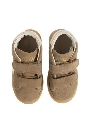 GOLDEN GOOSE Round Toe Sneakers With Velcro Fastening
