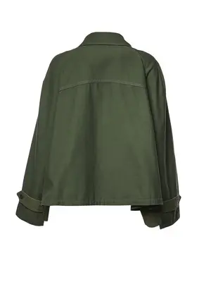 Celine Collared Long-sleeved Casual Jacket