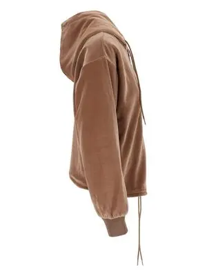 Celine Long-sleeved Hooded Casual Jacket With Zippered Pocket