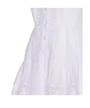 Charo Ruiz Ibiza Lace Trim Mini Dress