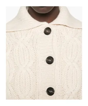 Brunello Cucinelli Collared Long-sleeved Knit Sweater