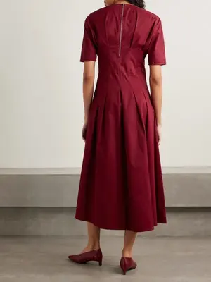 Proenza Schouler Ainsley Pleated Midi Dress