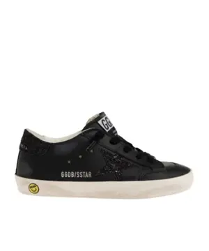 Golden Goose Round Toe Black Sneakers For Women