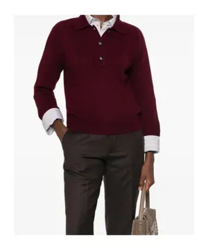 ALLUDE Long-sleeved Sweater