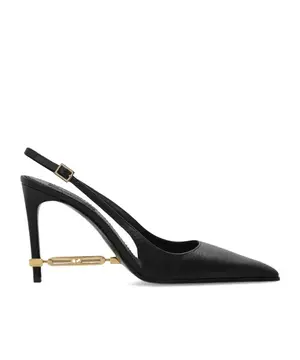 Dsquared2 Slingback Pointed Toe Pumps With Adjustable Buckle - No