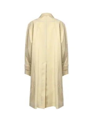 Celine Cotton Coat With Drawstring Cuffs