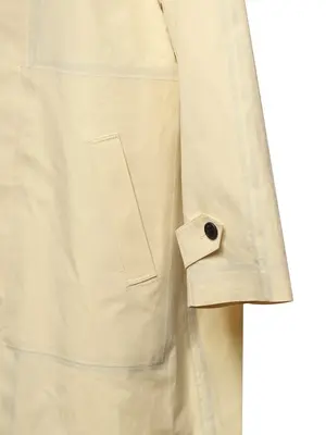 Celine Cotton Coat With Drawstring Cuffs