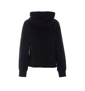 Burberry Cashmere Check Patch Cotton Zip Hoodie