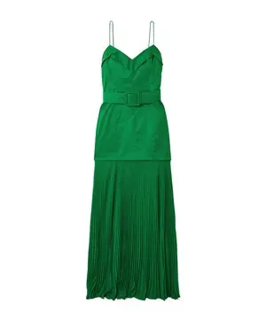 Rebecca Vallance Bailey Tie-up Pleated Dress