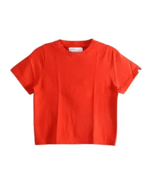 Extreme Cashmere Short-sleeved T-shirt - Tomato