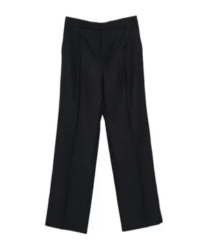Saint Laurent Pleated Wide-leg Trousers - No