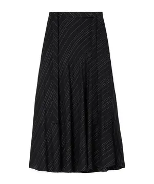 Proenza Schouler Kaia Striped Midi Skirt