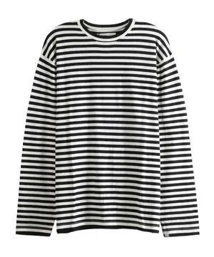 Extreme Cashmere Long-sleeved Striped T-shirt - Breton