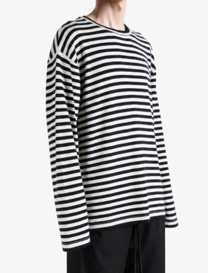 Extreme Cashmere Long-sleeved Striped T-shirt