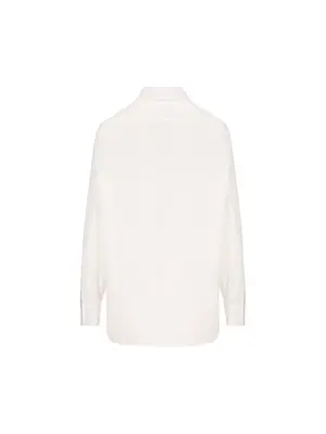 Saint Laurent Collared Long-sleeved Shirt