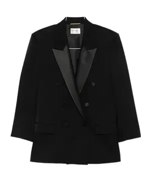 Saint Laurent Double-breasted Long-sleeved Jacket