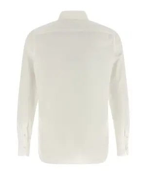 FINAMORE 1925 Gaeta Corduroy Shirt - White