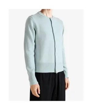 Extreme Cashmere Long-sleeve Single-breasted Cardigan