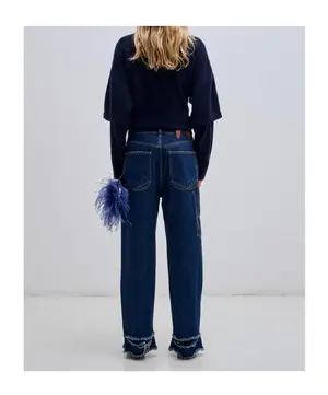 DARKPARK Troy Cashmere Wool Knit Double Sleeve Tee