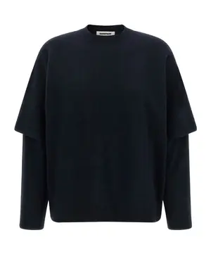 DARKPARK Troy Double-sleeve Sweater - Blue